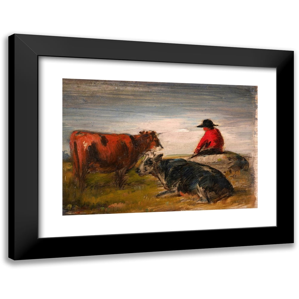 Wilhelm Busch 18x14 Black Modern Framed Museum Art Print Titled ...
