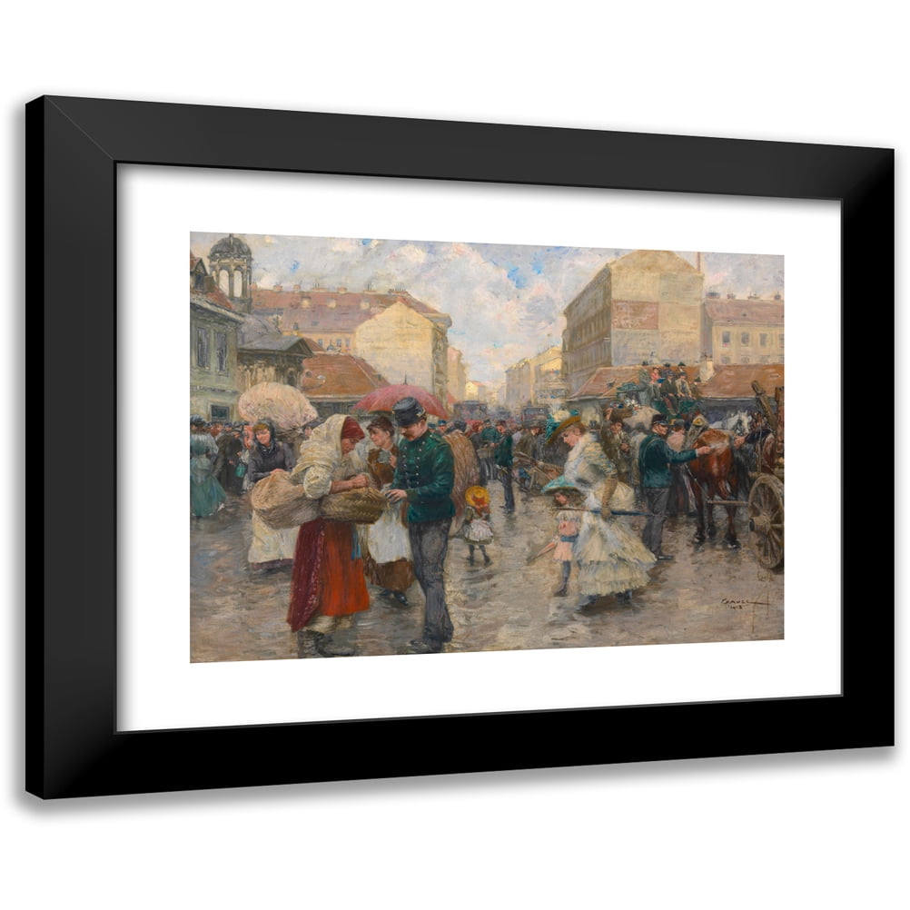 Wilhelm Gause 14x11 Black Modern Framed Museum Art Print Titled - The ...