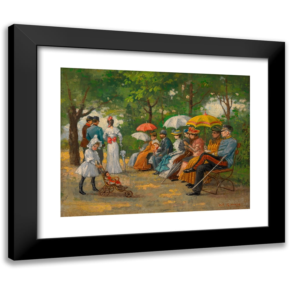 Wilhelm Gause 14x12 Black Modern Framed Museum Art Print Titled - The ...