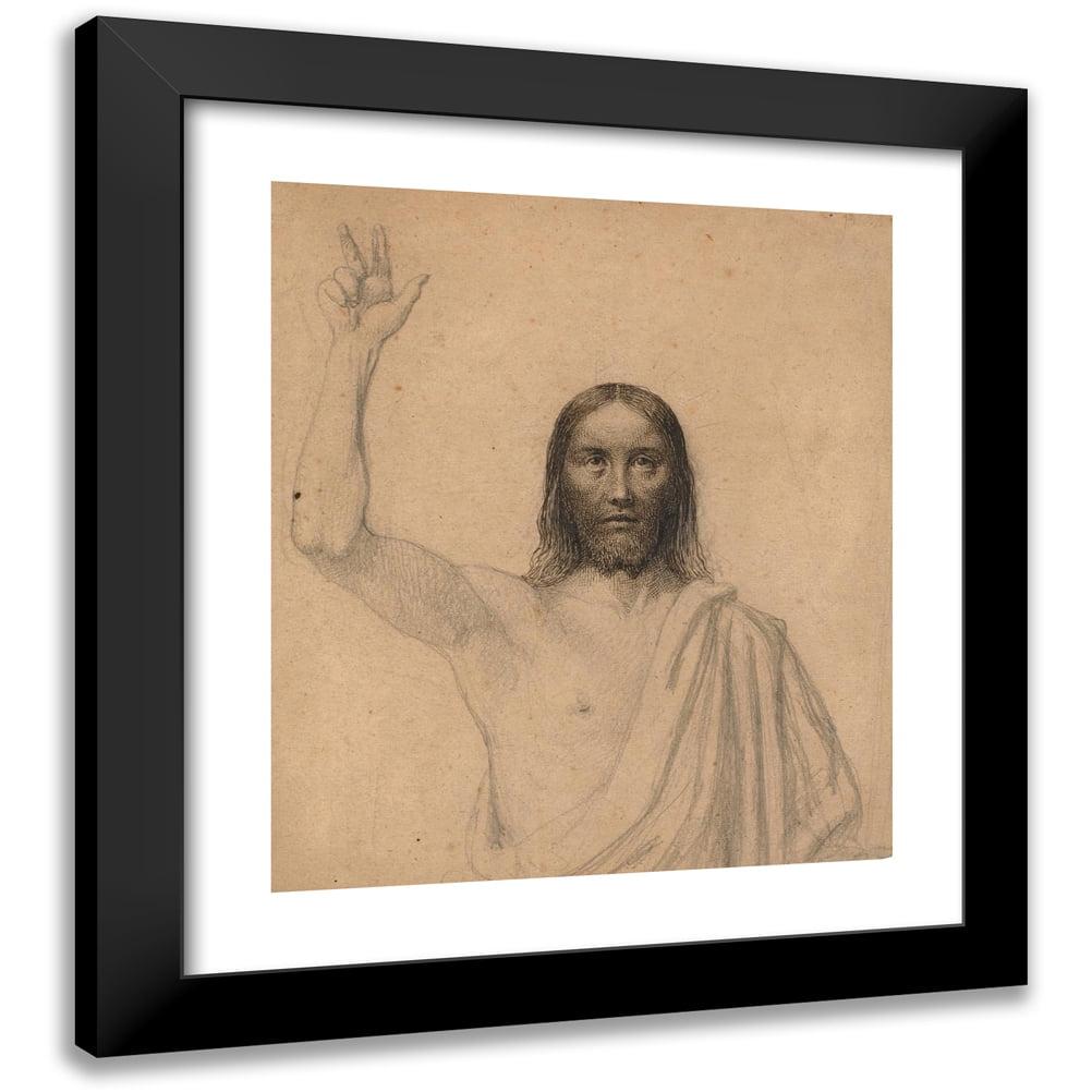 Wilhelm Marstrand 12x14 Black Modern Framed Museum Art Print Titled ...