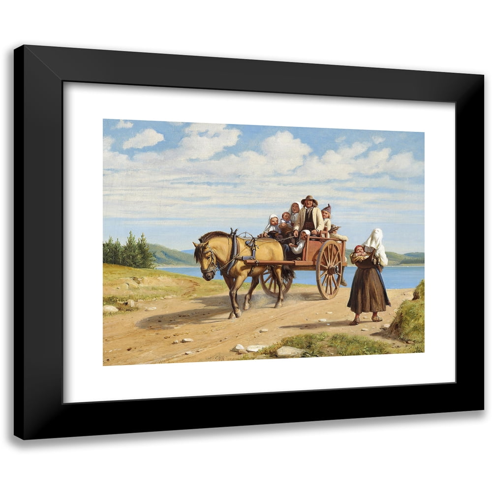 Wilhelm Marstrand 14x12 Black Modern Framed Museum Art Print Titled ...