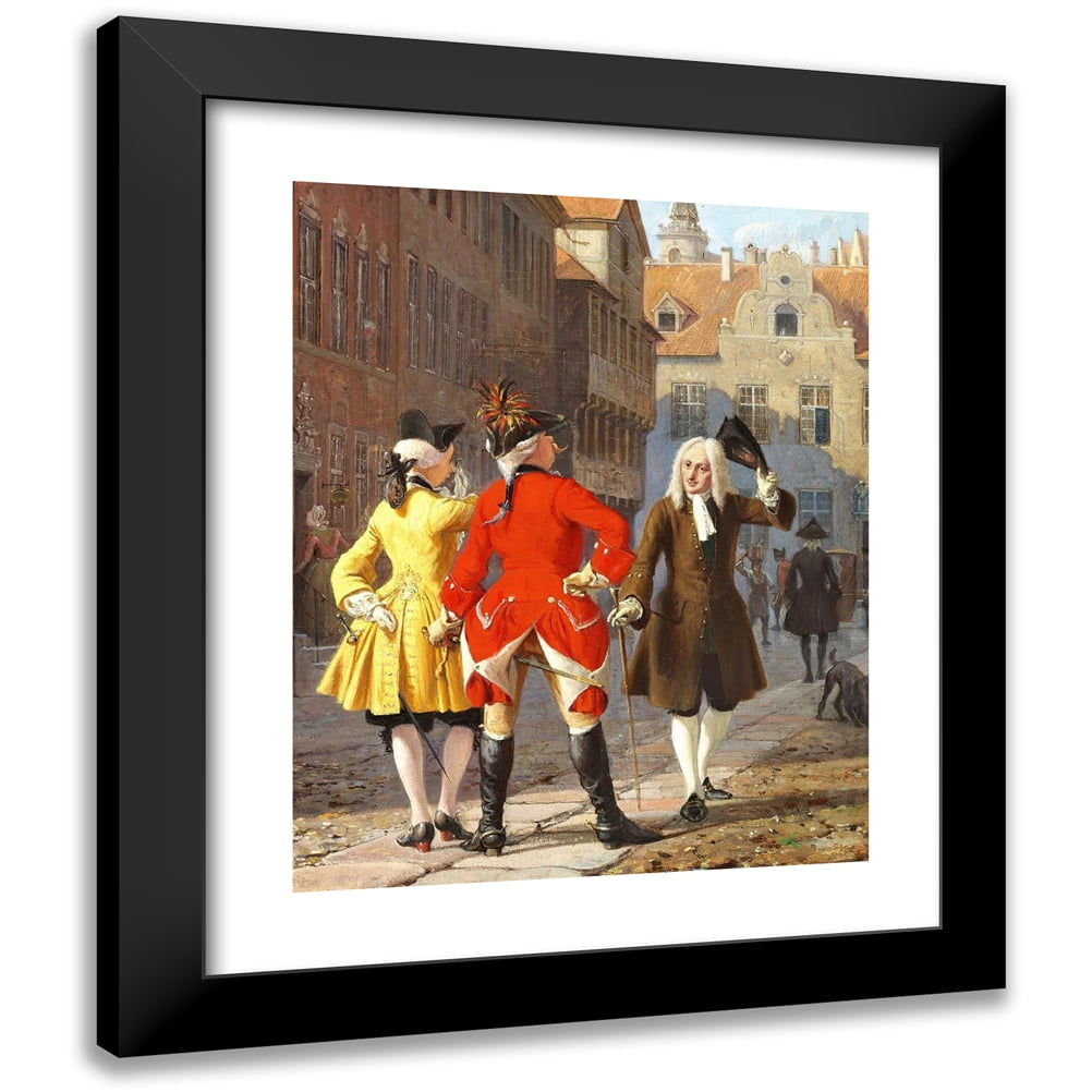 Wilhelm Marstrand 15x18 Black Modern Framed Museum Art Print Titled ...