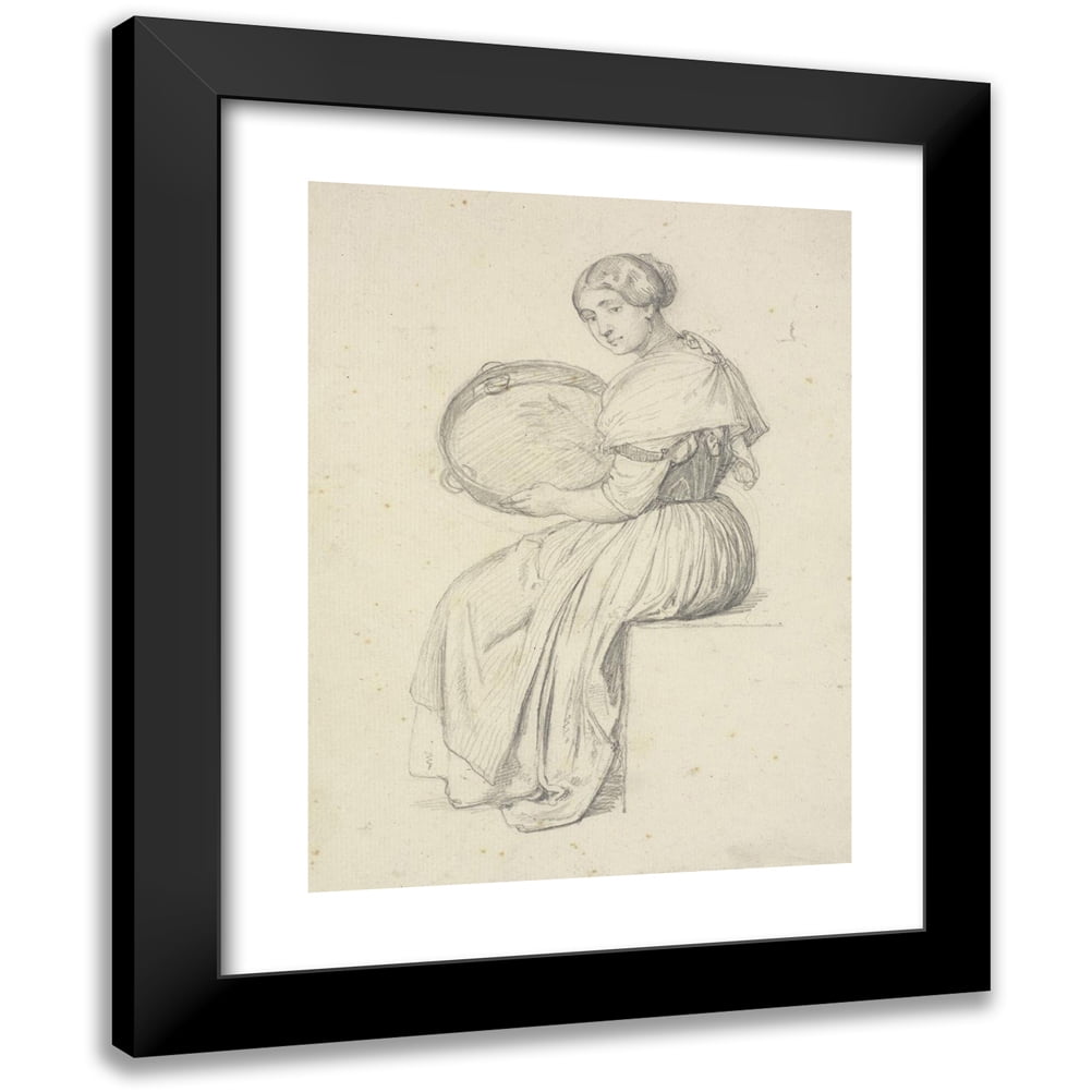 Wilhelm Marstrand 19x24 Black Modern Framed Museum Art Print Titled ...
