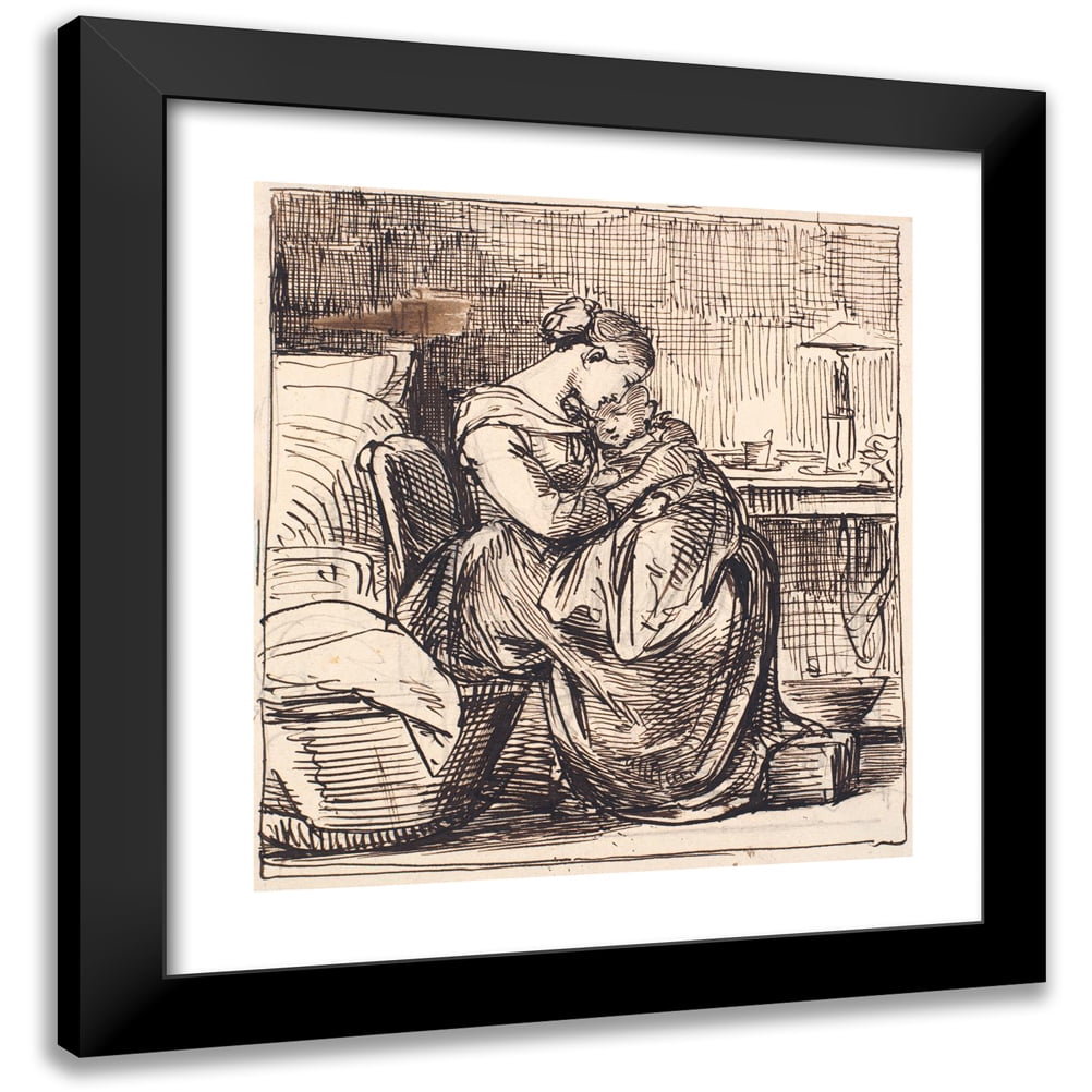 Wilhelm Marstrand 20x21 Black Modern Framed Museum Art Print Titled ...