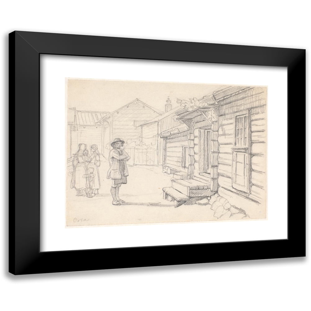 Wilhelm Marstrand 24x19 Black Modern Framed Museum Art Print Titled ...
