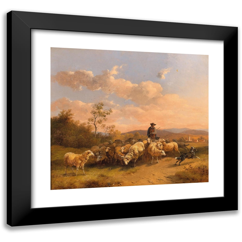 Wilhelm Melchior 16x15 Black Modern Framed Museum Art Print Titled ...