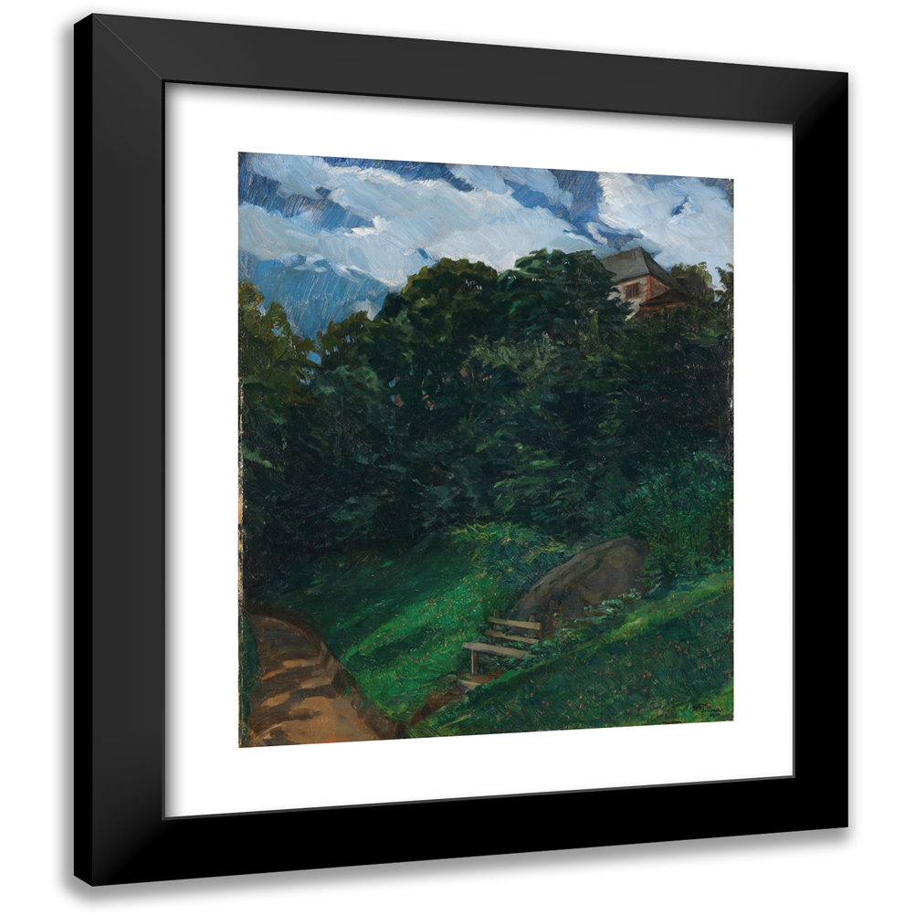 Wilhelm Trübner 12x14 Black Modern Framed Museum Art Print Titled ...