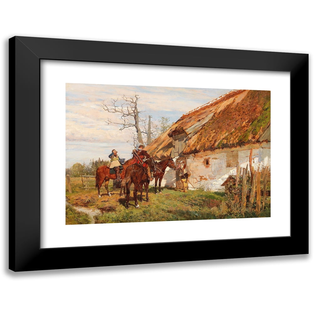 Wilhelm Velten 14x11 Black Modern Framed Museum Art Print Titled ...