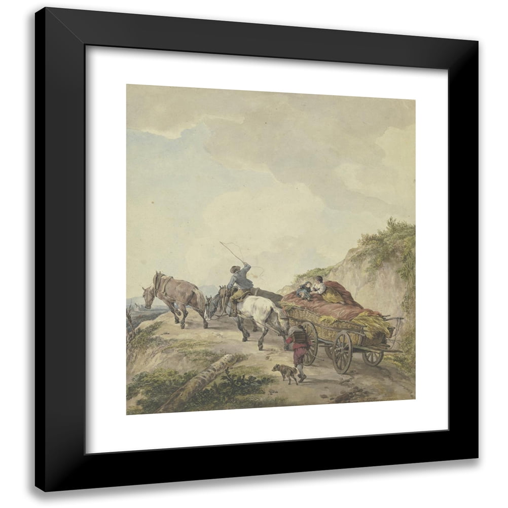 Wilhelm von Kobell 12x14 Black Modern Framed Museum Art Print Titled ...