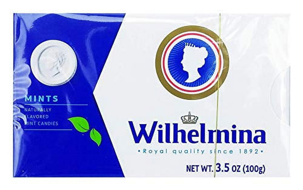Fortuin, Wilhelmina Peppermints, 3.5oz, Pack of 3, Classic Dutch Mint ...