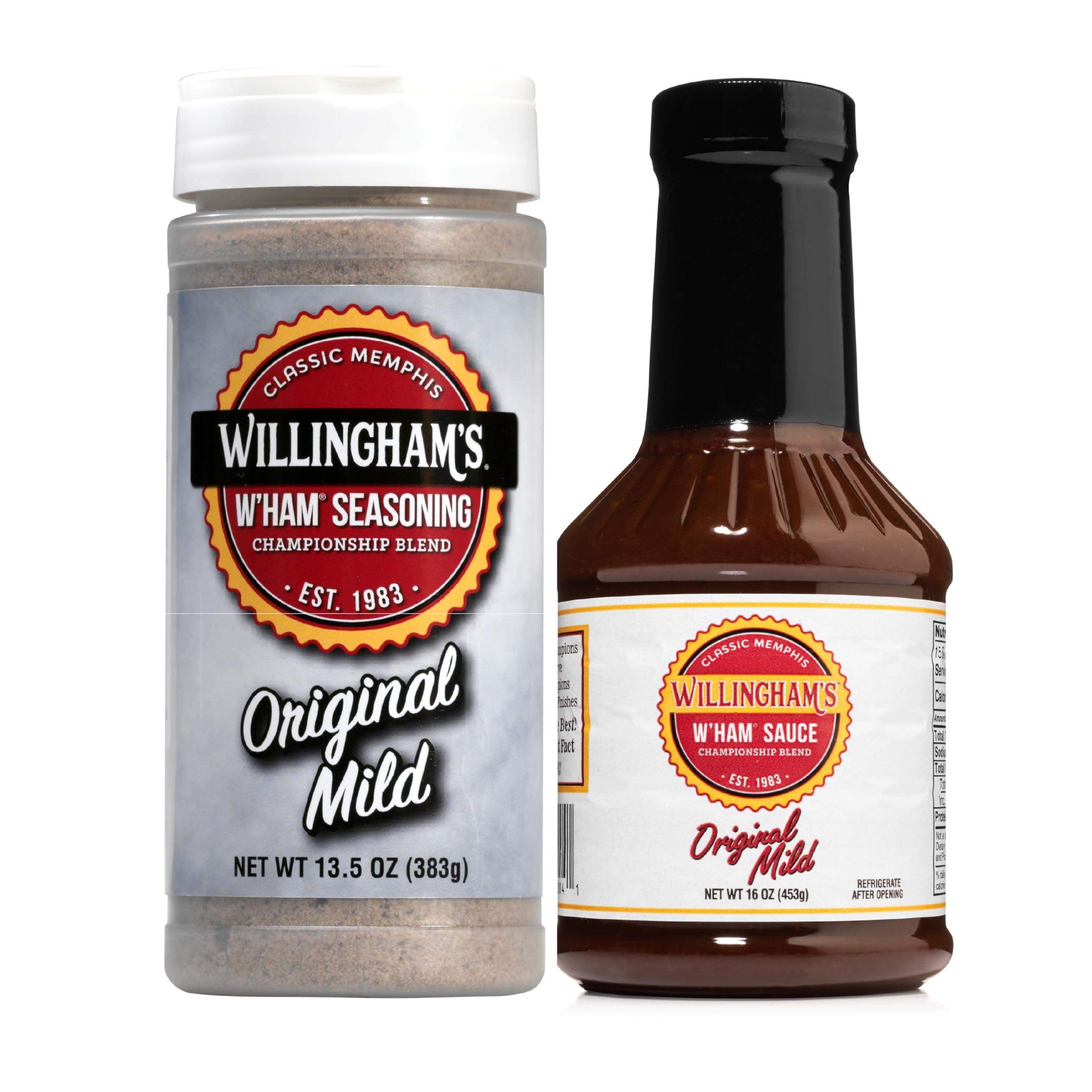 Wilingham's W'ham Seasoning Original Mild and W'ham Sauce Original Mild ...