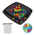 Wilitto Ball Elimination Board Game With 120 Colorful Beads Color Recognition Focus Logic