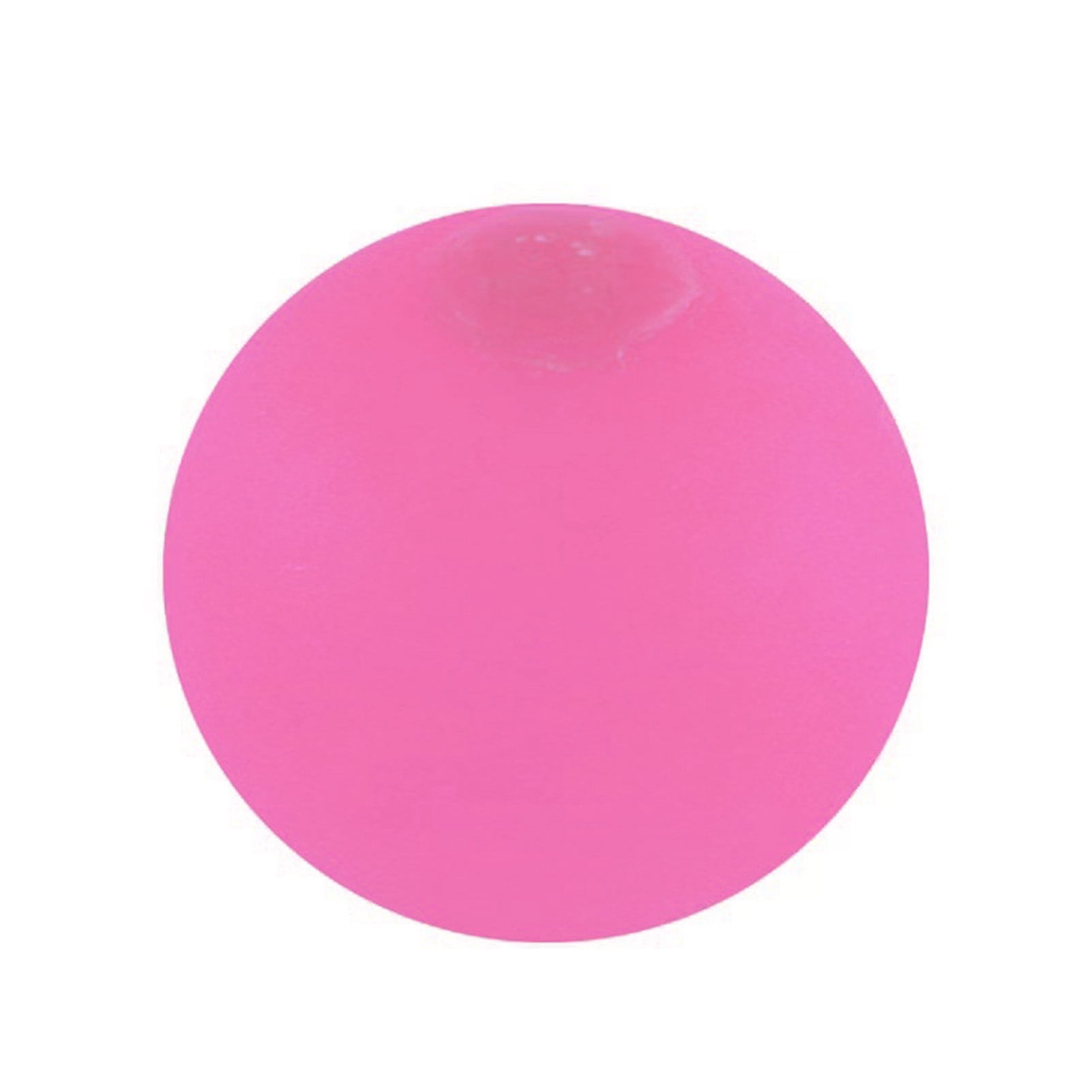 Wilitto Ball Squeeze Toy Soft TPR Frosted Transparent Slow Rebound ...