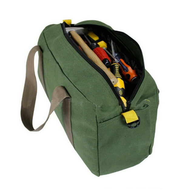Wilitto Canvas Portable Tool Storage Bag Wrench Screwdriver Organizer ...