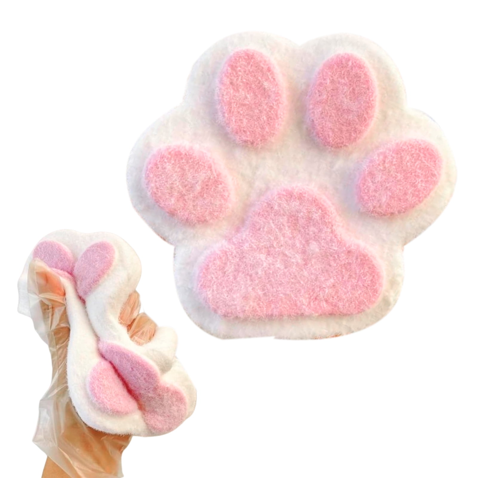 Wilitto Cat Paw Squeeze Toy Slow Rebound Soft TPR Stress Anxiety Relief ...