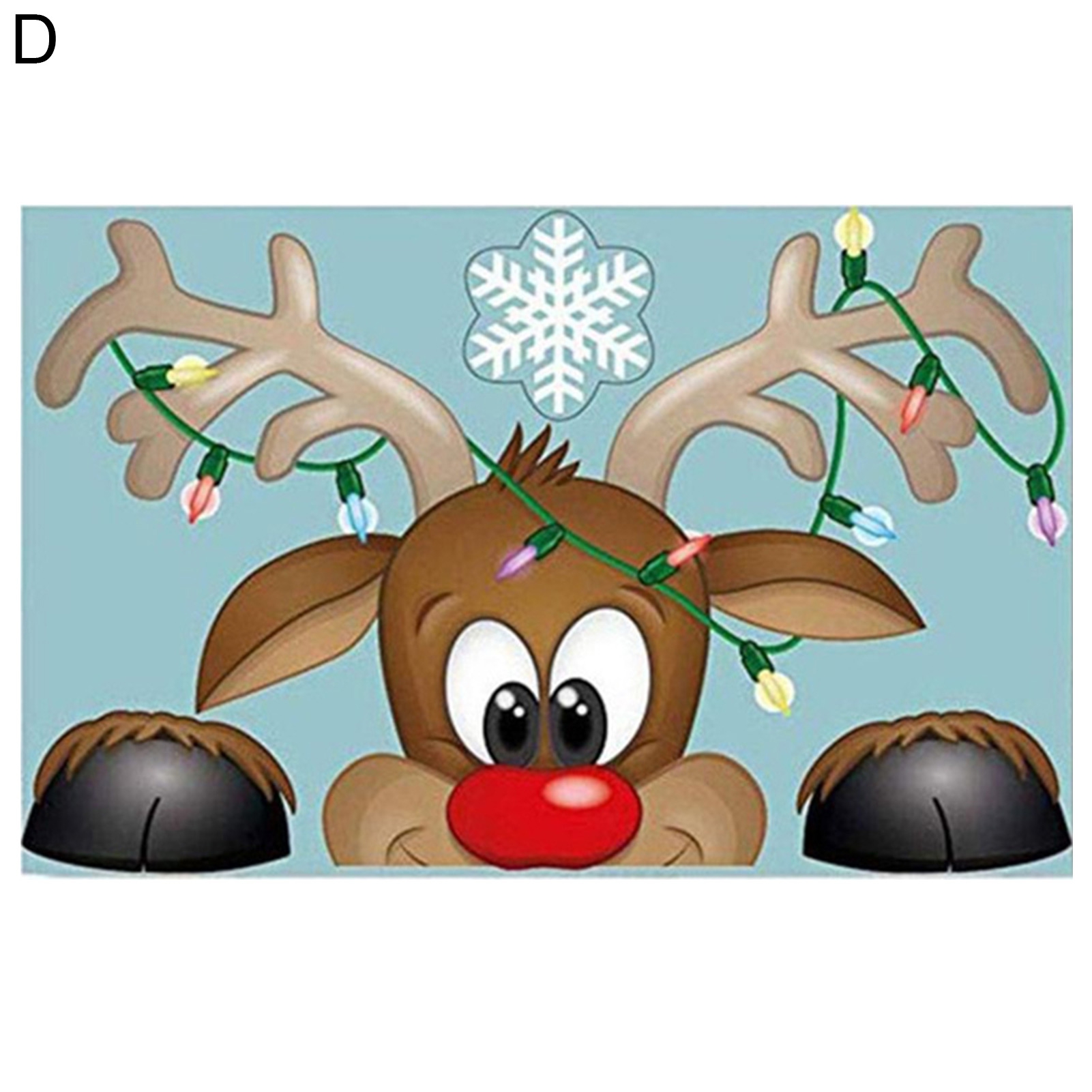 Wilitto Christmas Glass Sticker,Decorative Waterproof PVC White ...