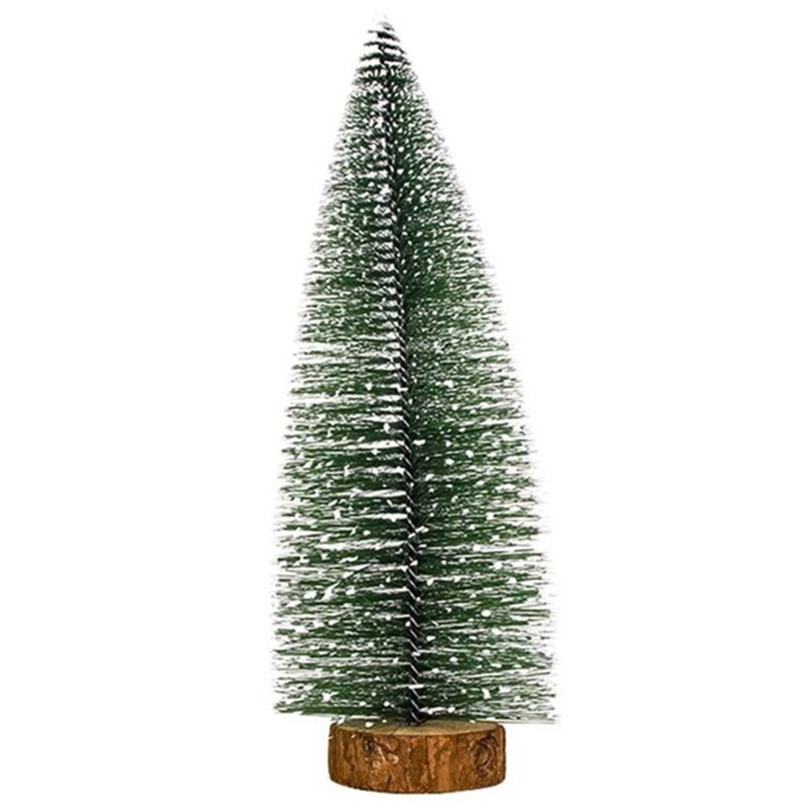 Wilitto Christmas Tree,Christmas Ornament Realistic Looking Wooden Base ...