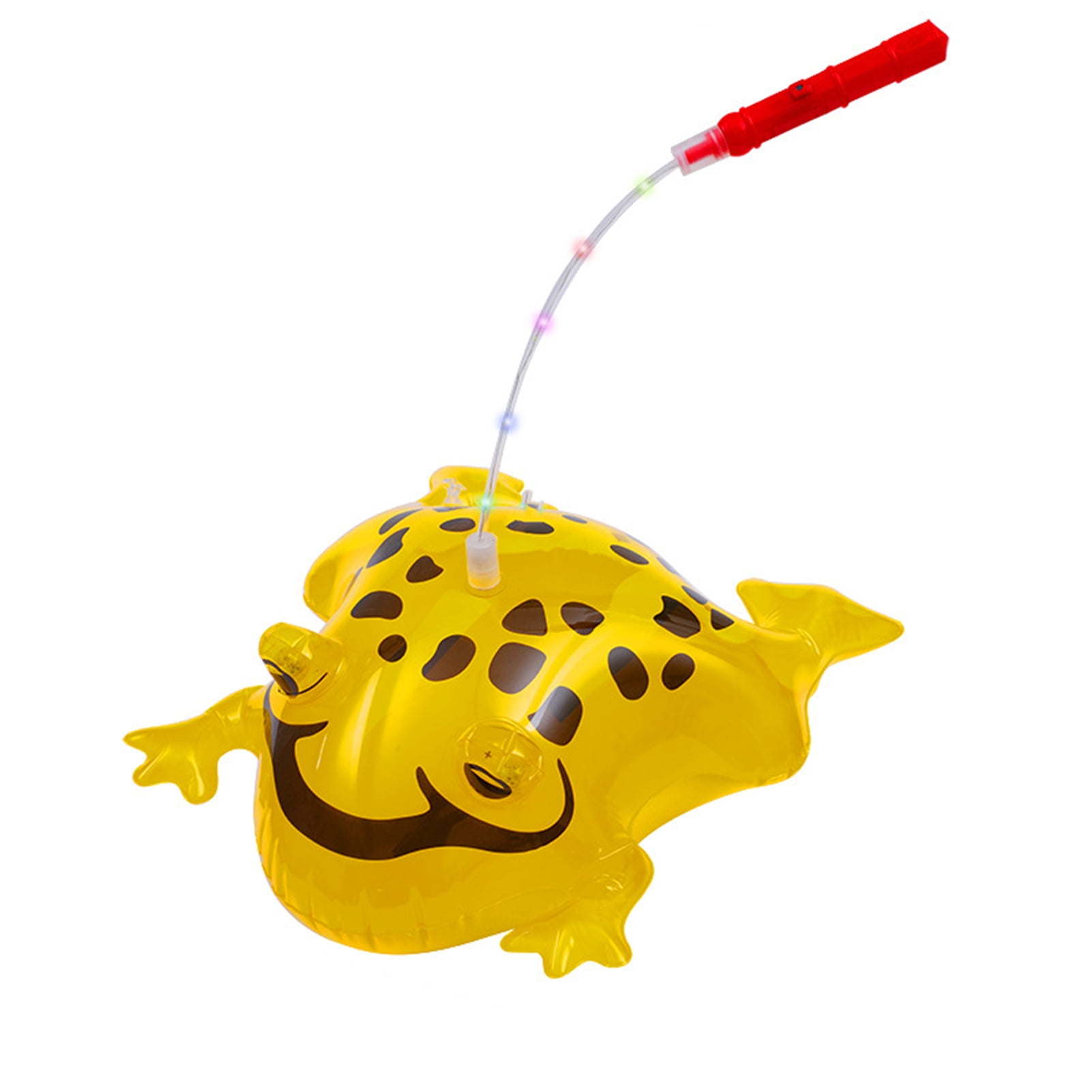 Wilitto Cute Hilarious Frog Balloon Airtight Colorful Flashing ...