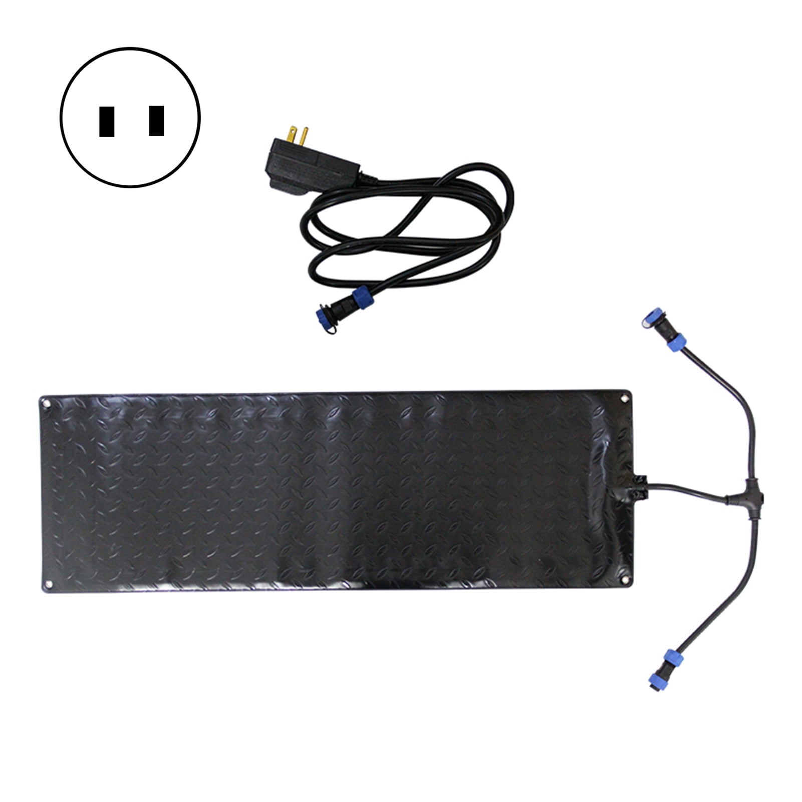 Wilitto Heated Snow Melting Mat Fast Heating Weather-resistant Energy ...