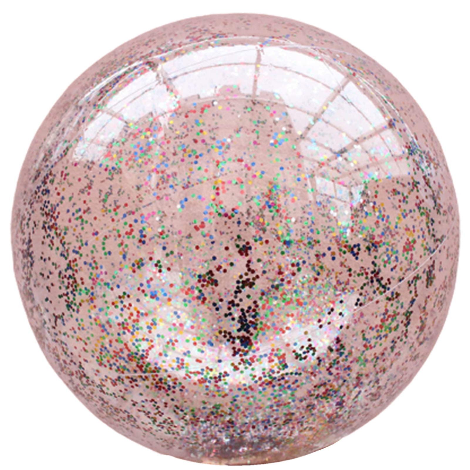 Wilitto Inflatable Beach Ball with Air Pump Thickened Transparent ...