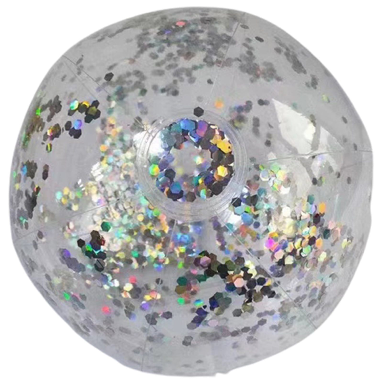 Wilitto Inflatable Beach Ball with Air Pump Thickened Transparent ...