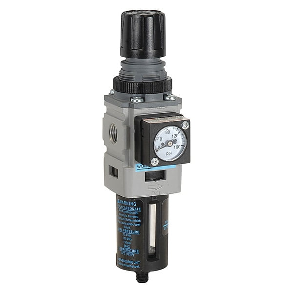 Wilkerson Filter-Regulator,Max. Incoming 250 psi B08-02-FLG0B - Walmart.com
