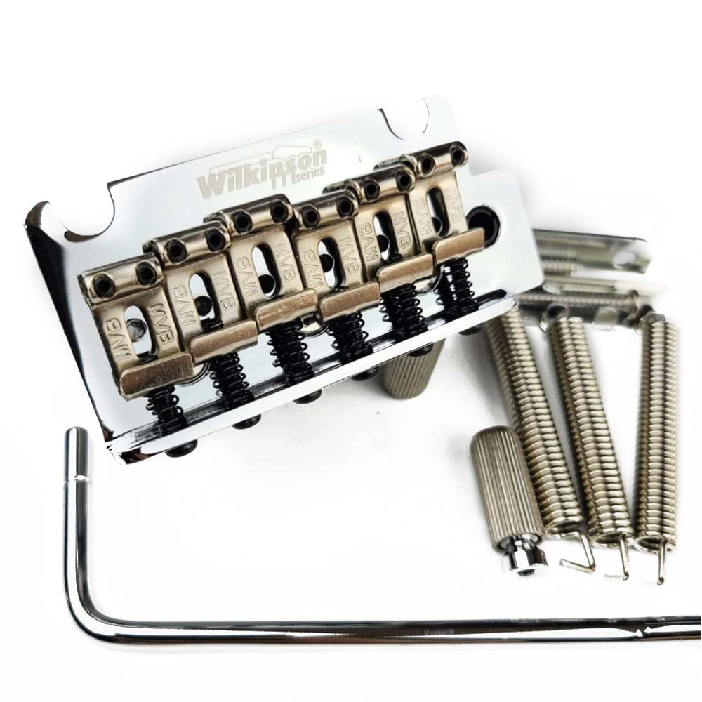 Wilkinson 2 post point Chrome Silver Double swing Electric Guitar ...