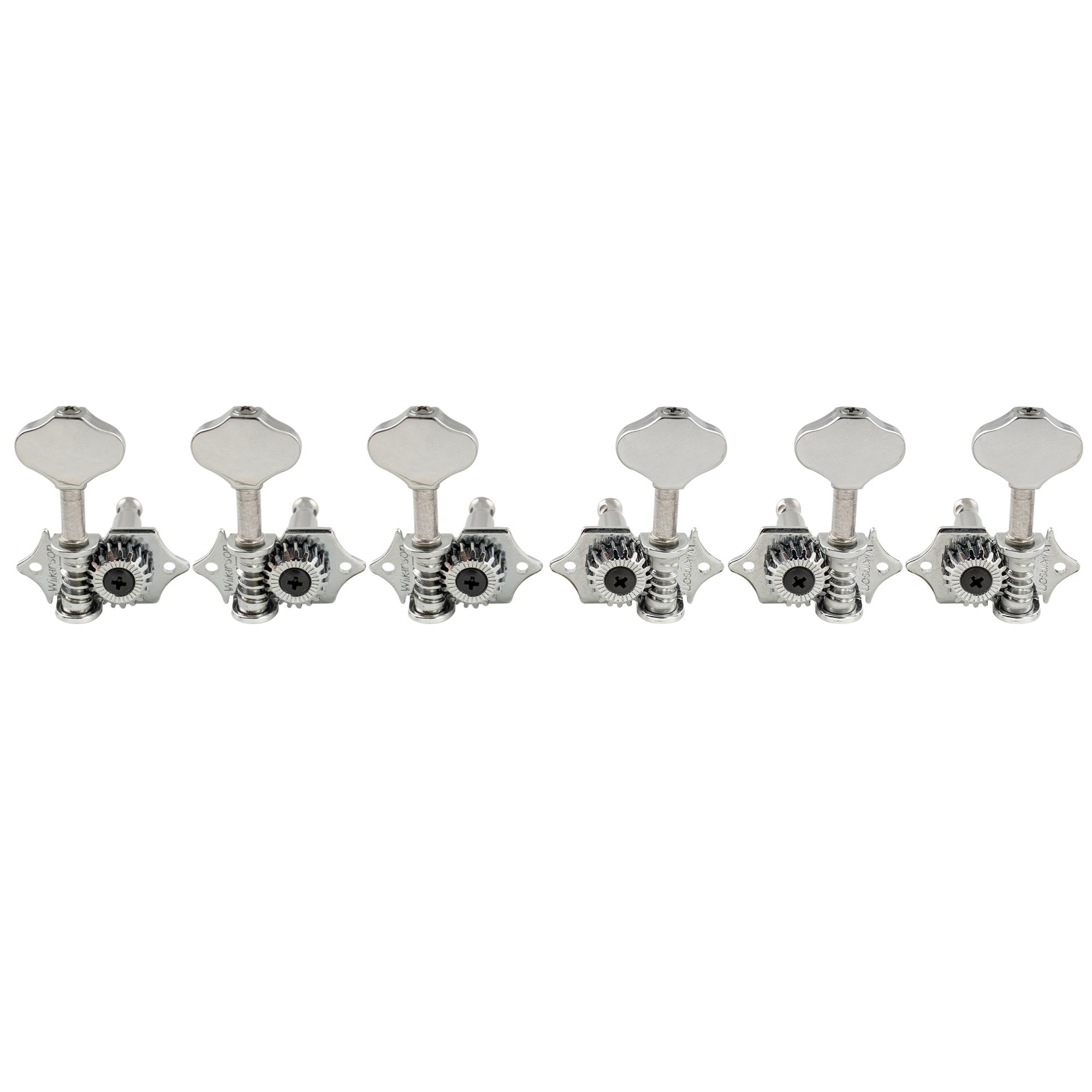 Wilkinson 3R3L 19:1 Ratio Open Gear Machine Heads Tuners Tuning Pegs ...