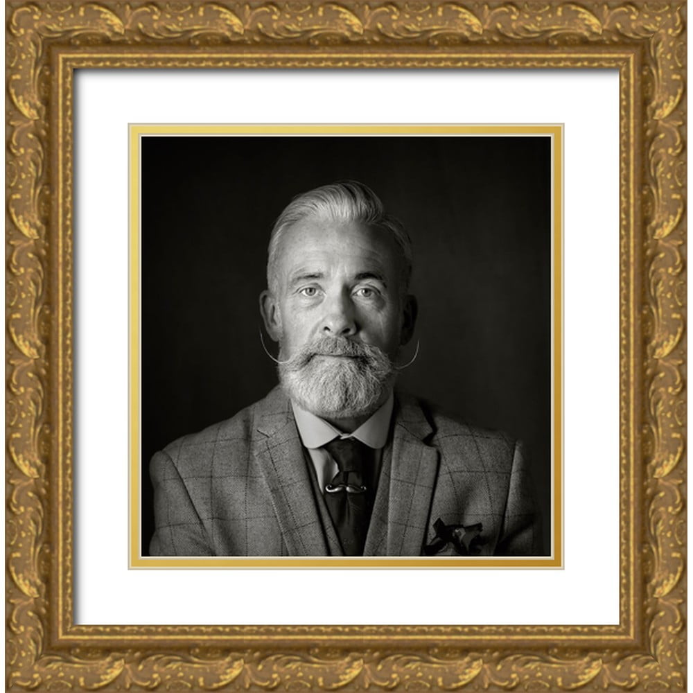 Wilkinson, Hugh 15x15 Gold Ornate Wood Framed with Double Matting Museum Art Print Titled - Man ...