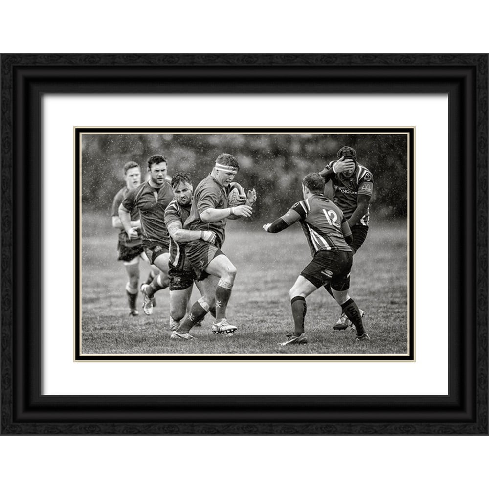 Wilkinson, Hugh 18x13 Black Ornate Wood Framed with Double Matting ...