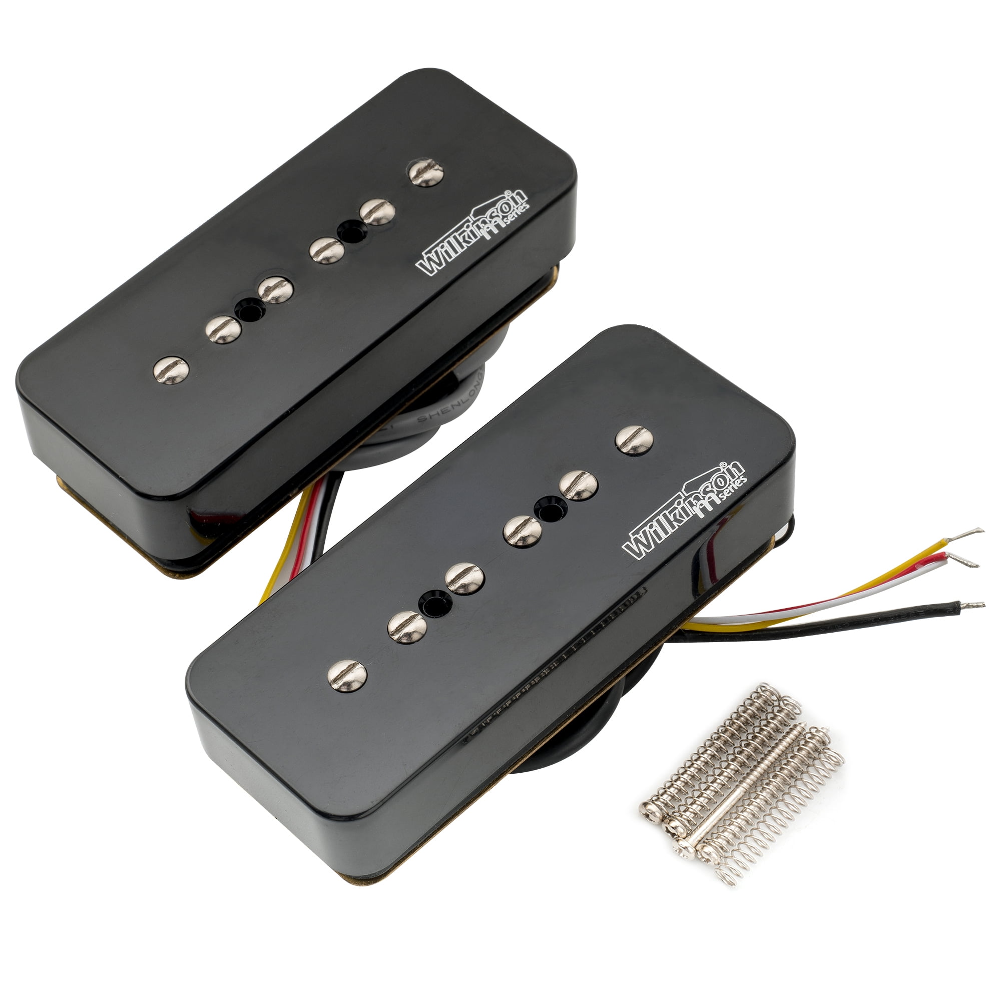 Wilkinson M Series Stacked P90 Soapbar Ceramic Humbucker Sized Single Coil Pickup Neck Bridge ...