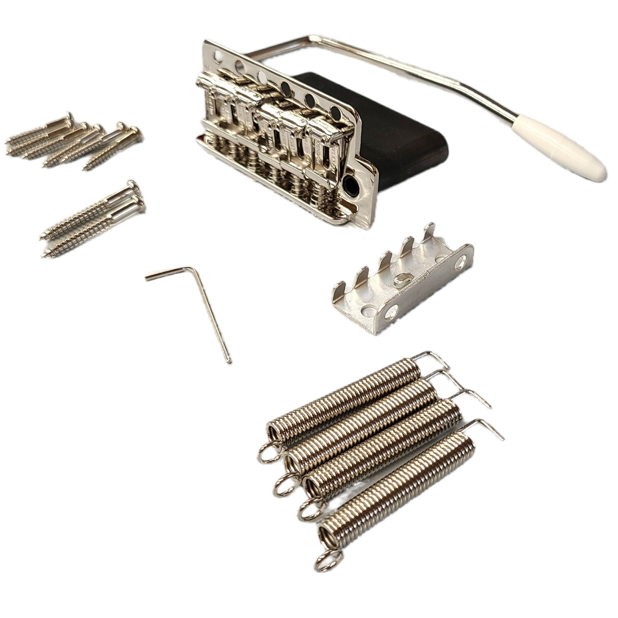 Wilkinson Strat Guitar Tremolo Steel Block WVCSB Nickel Vintage Bridge ...