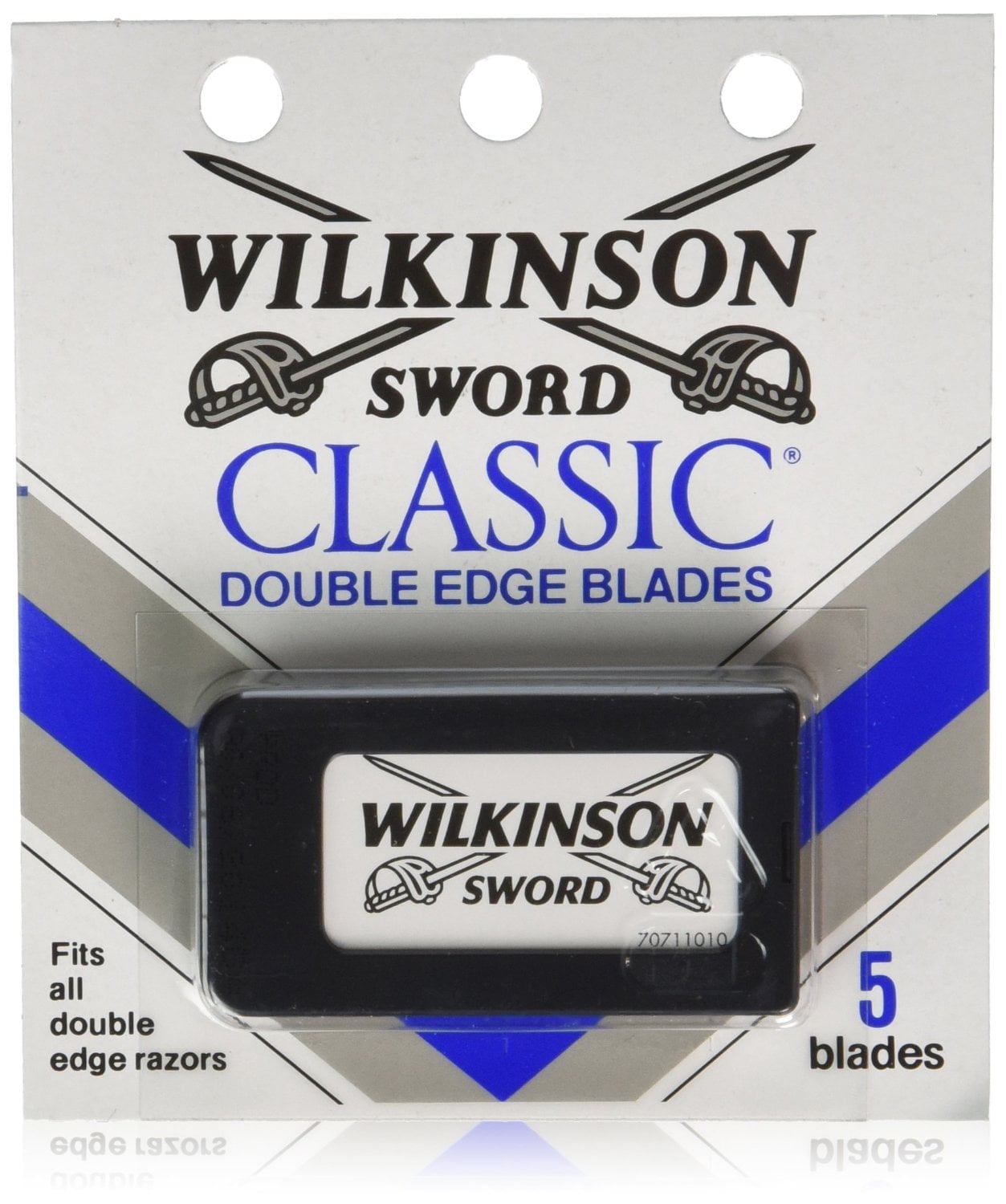 Wilkinson Sword Classic Double Edge Razor Blades, 20 Pack, Triple ...