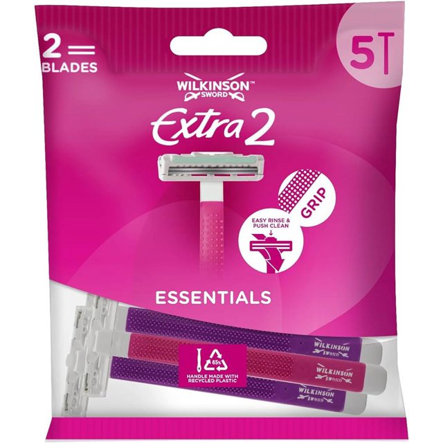Wilkinson Sword Extra 2 Beauty Disposable Razors 5 Count - Walmart.com