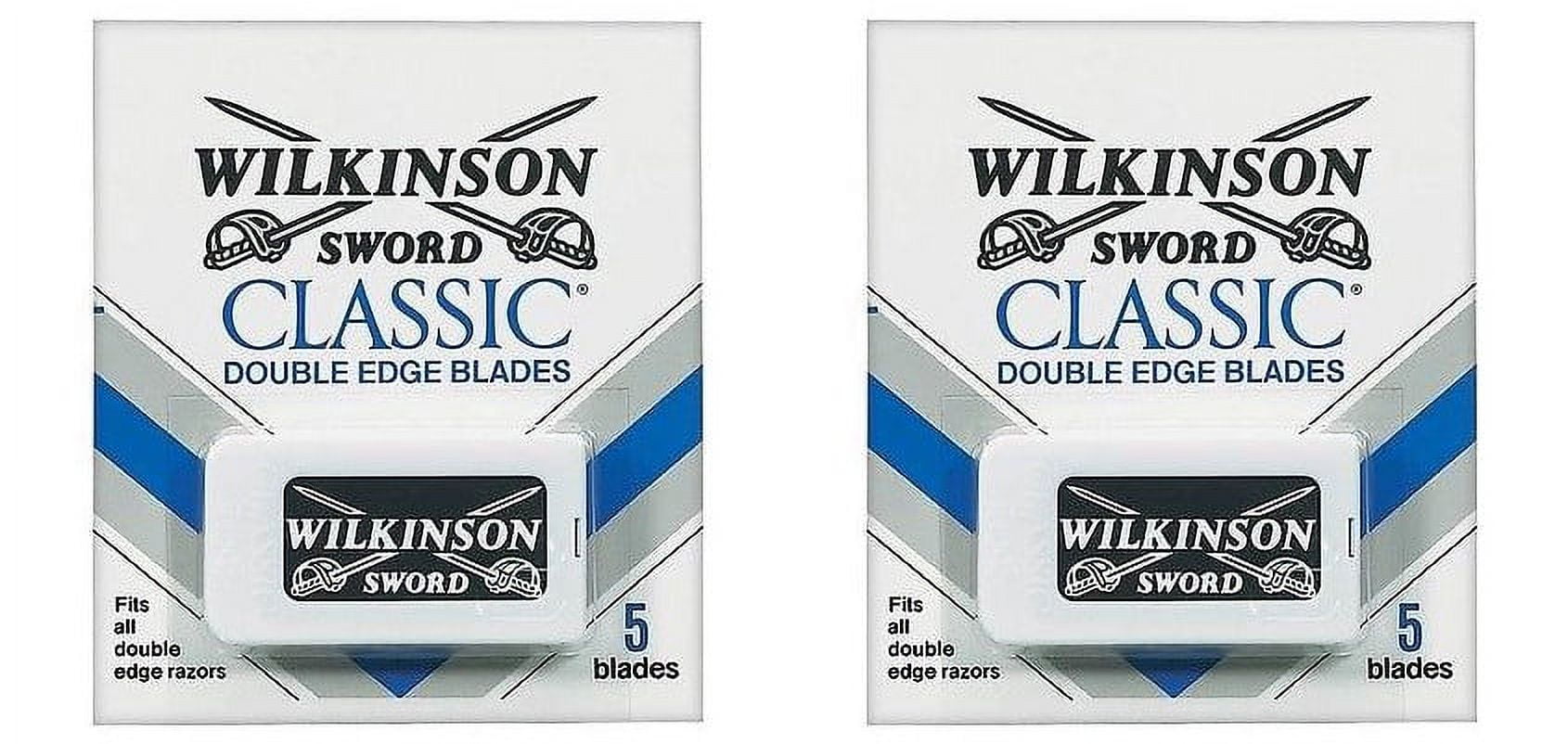 Wilkinson Sword Men's Double Edge Refill Razor Blades - 5 Count (Pack ...