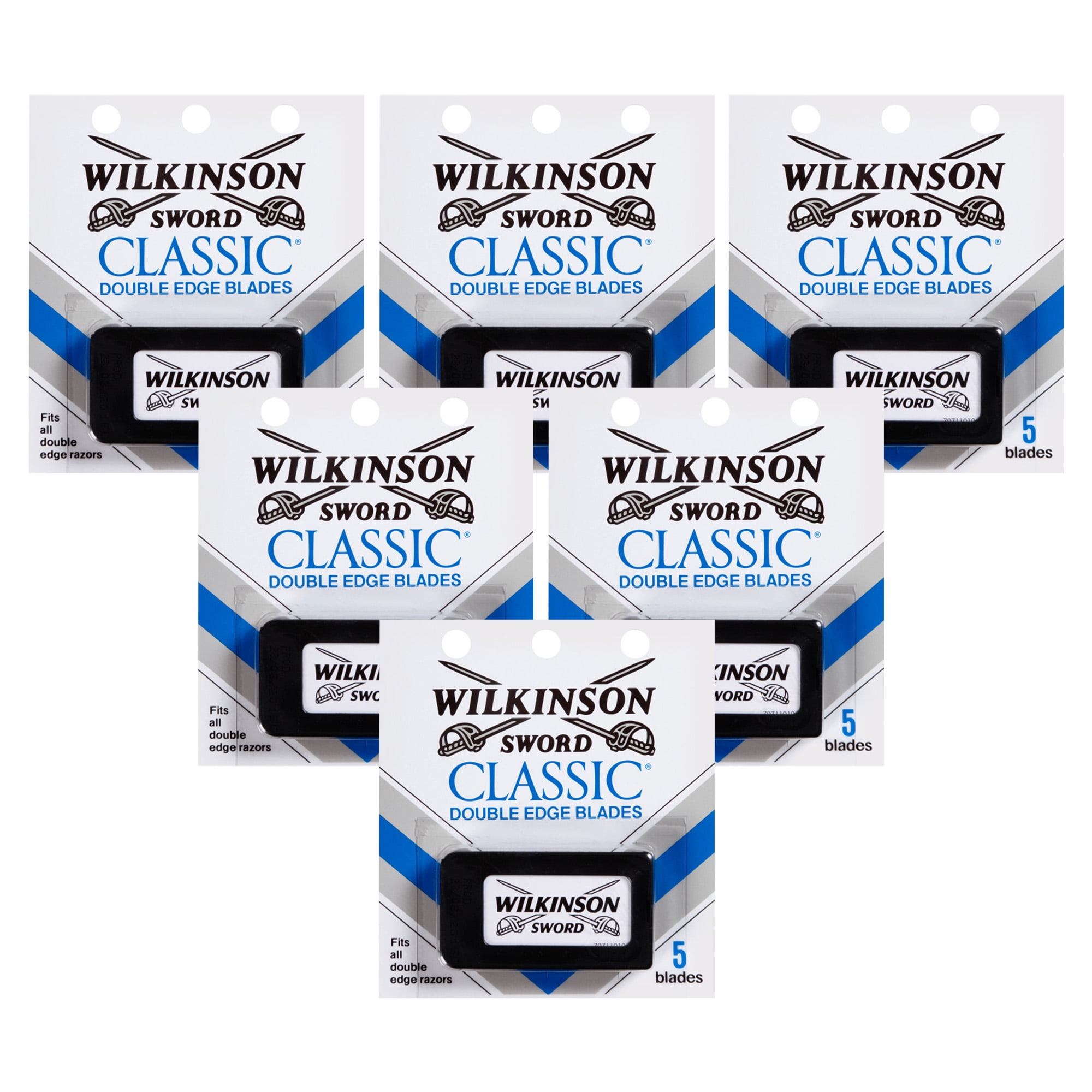 Wilkinson Sword Men's Double Edge Refill Razor Blades - 5 Count (Pack ...