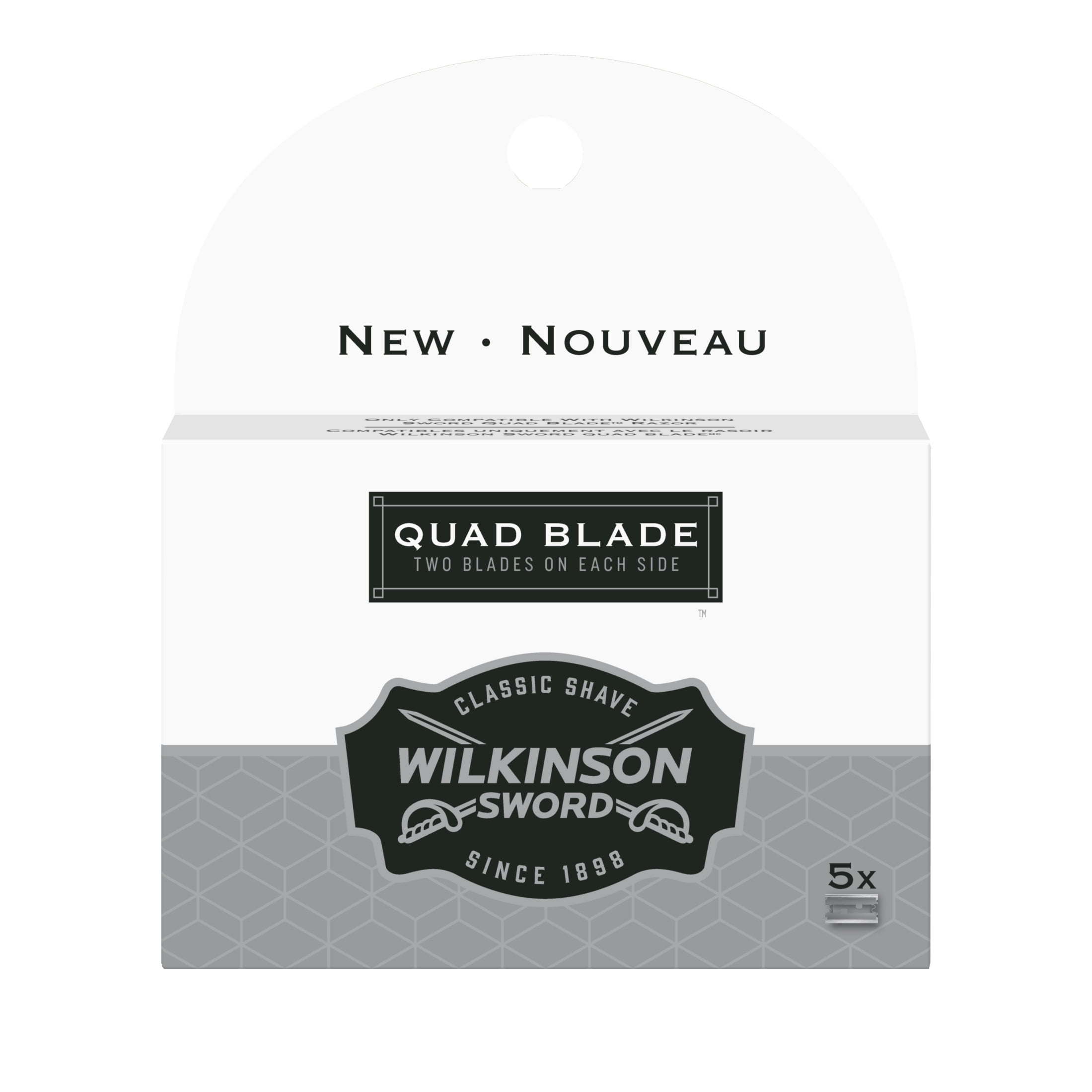 Wilkinson Sword Quad Blade 5ct Refill - Walmart.com