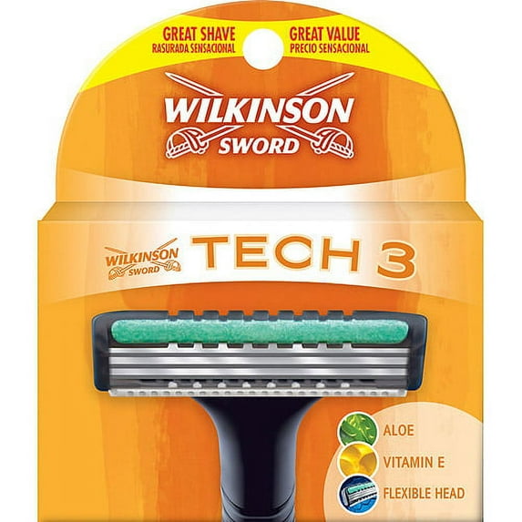 Wilkinson Sword Tech 3 Cartridges, 4 count - Walmart.com