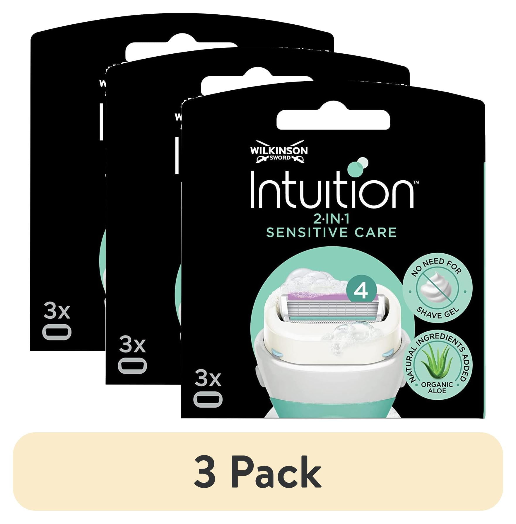 (3 pack) Wilkinson by Schick Intuition Sensitive Care with Aloe Refill ...