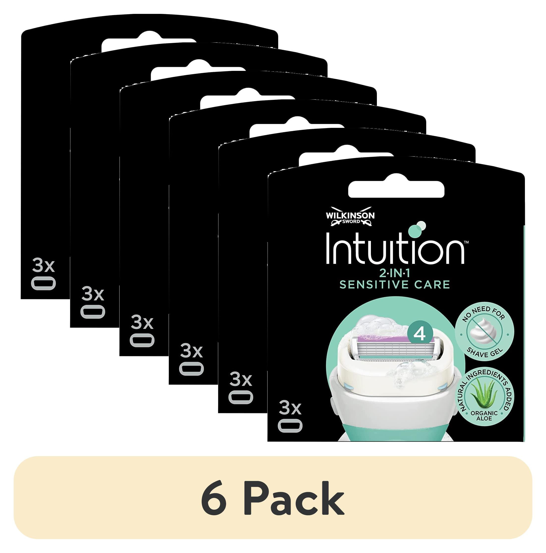 (6 pack) Wilkinson by Schick Intuition Sensitive Care with Aloe Refill ...
