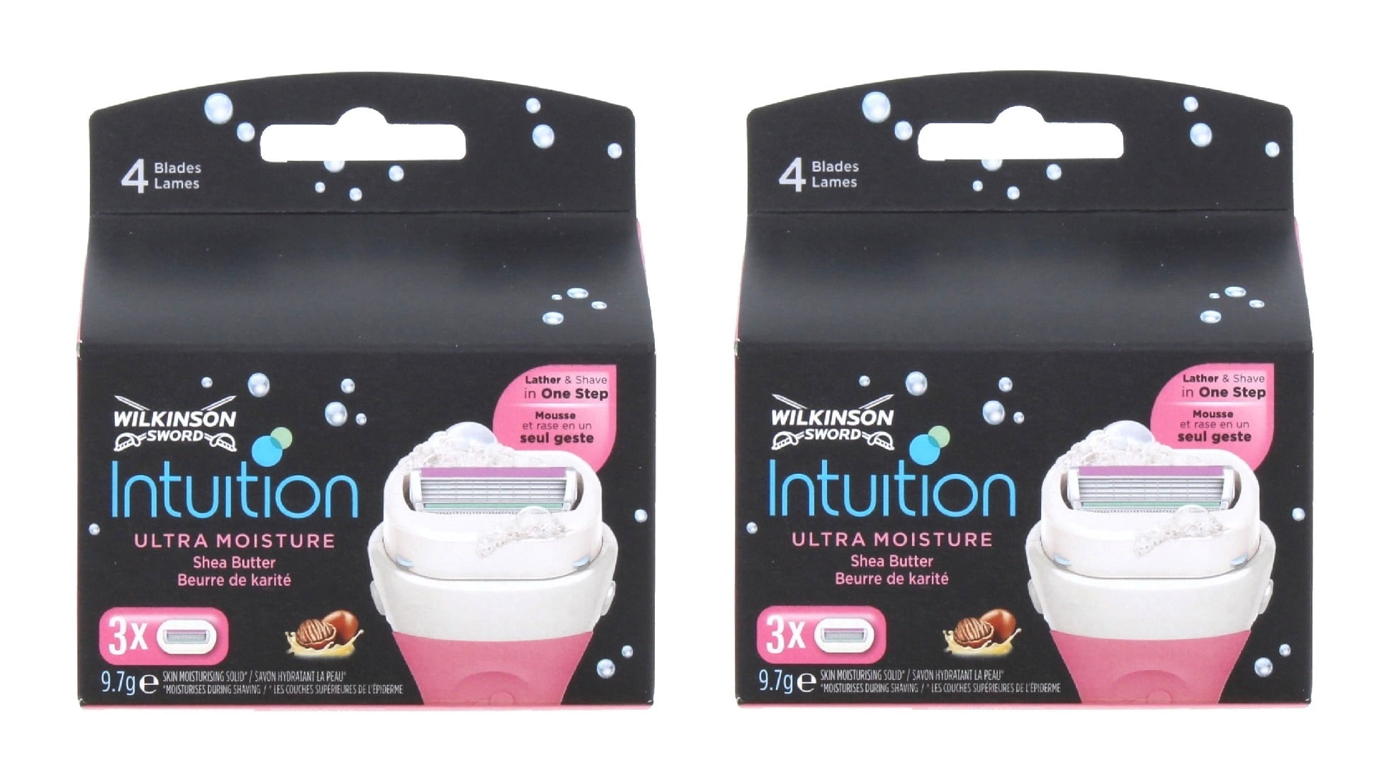 Wilkinson Sword Intuition Ultra Moisture Shea Butter Razor Refills ...