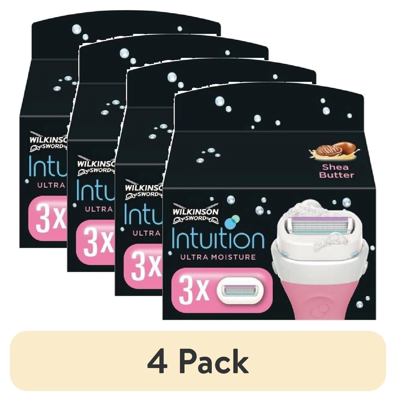 (4 pack) Wilkinson by Schick Intuition Ultra Moisture with Shea Butter ...