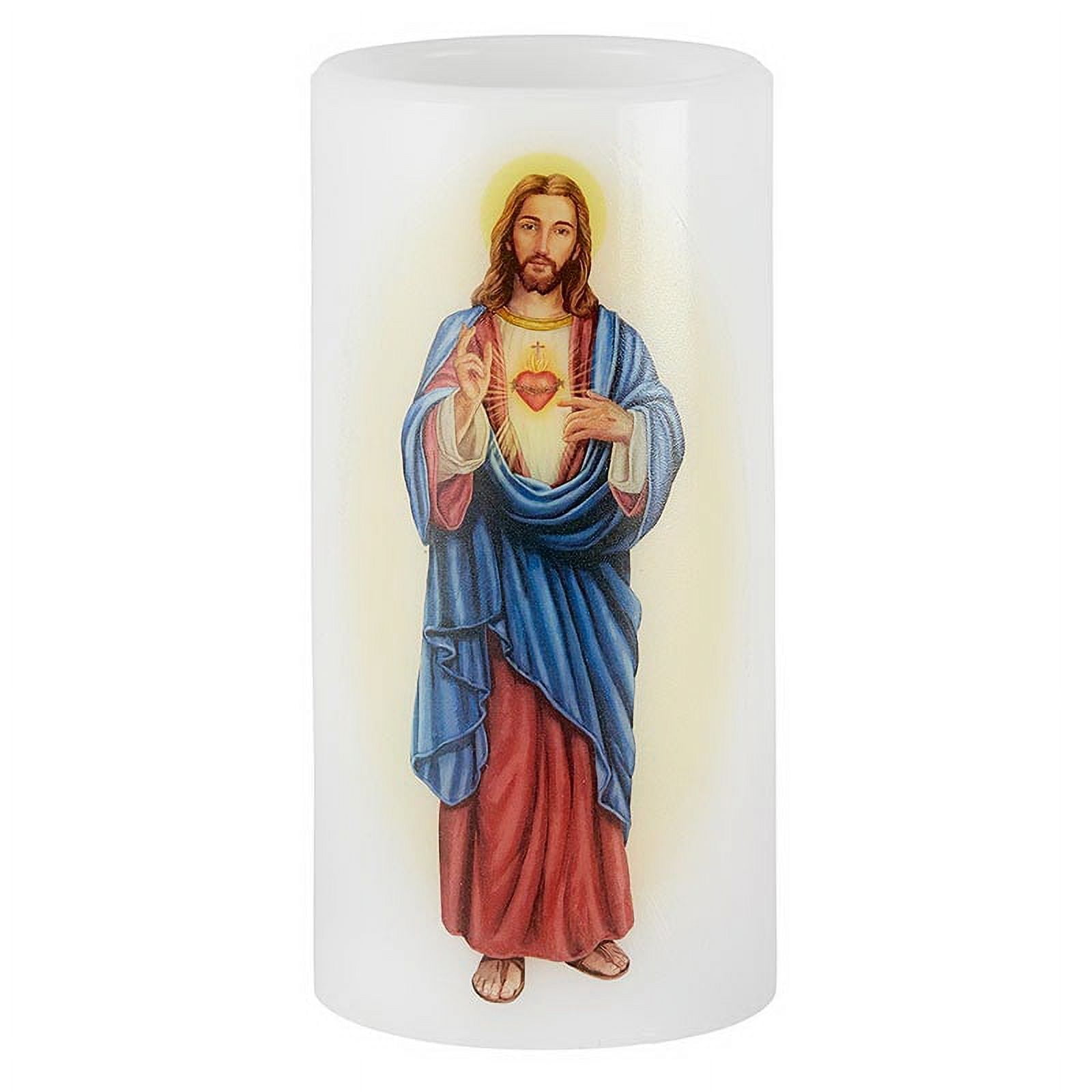 Will & Baumer L1349 Flickering Flameless Devotional Candle - Sacred ...