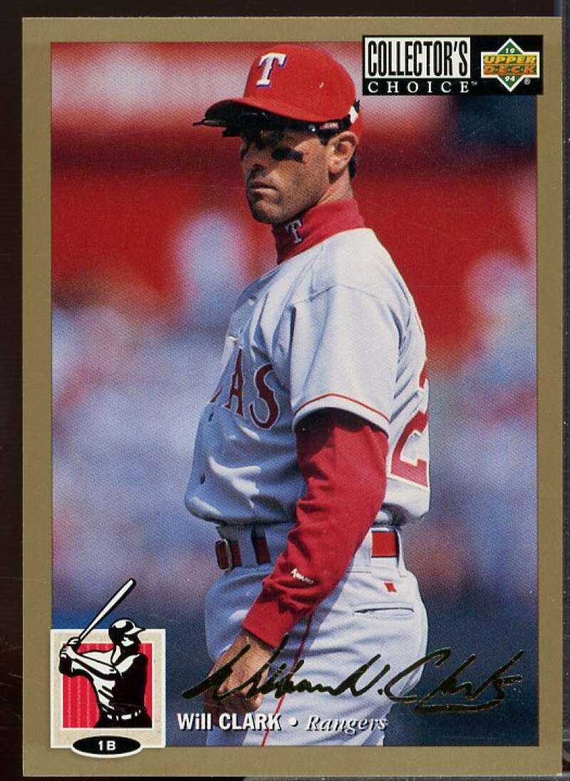 Will Clark Card 1994 Collector's Choice Gold Signature #540 - Walmart.com