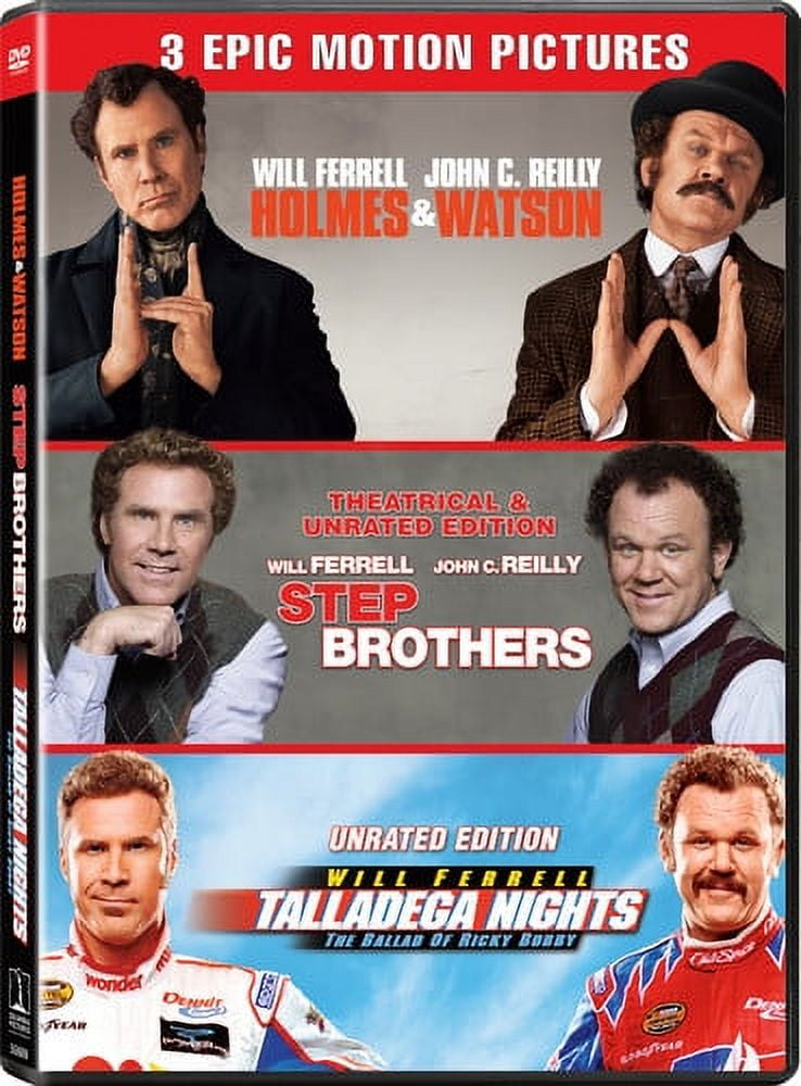 Will Ferrell/John C. Reilly Triple Feature (DVD) (Walmart Exclusive ...