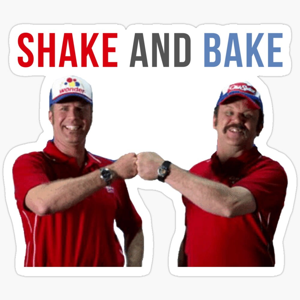 Will Ferrell Talladega Nights Ricky Bo.Bby "Shake And Bake" Sticker ...