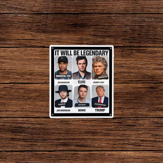 It Will Be Legendary Music Legends Quote Portrait Collage Stickerphone ...
