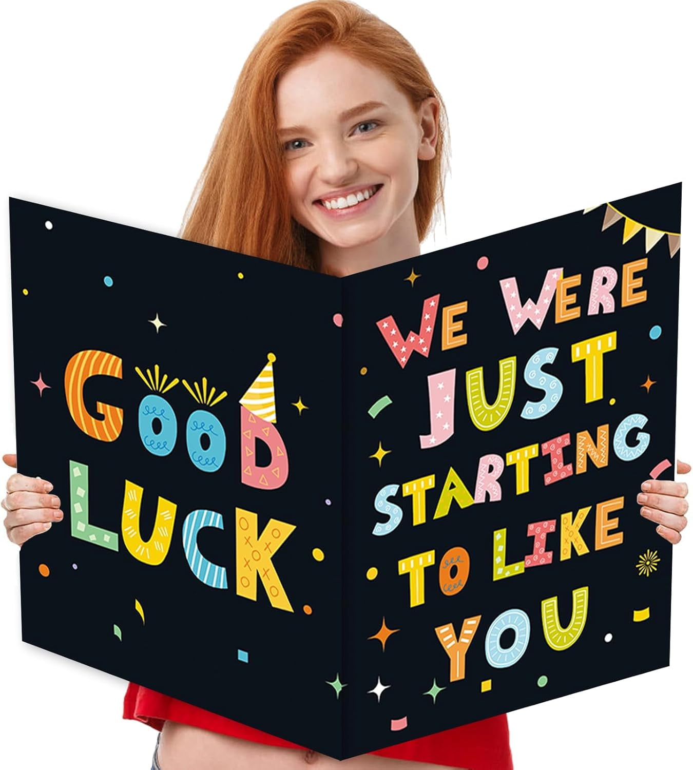 We Will Miss You Card, Jumbo Farewell Card with Envelope, Big Good Luck ...