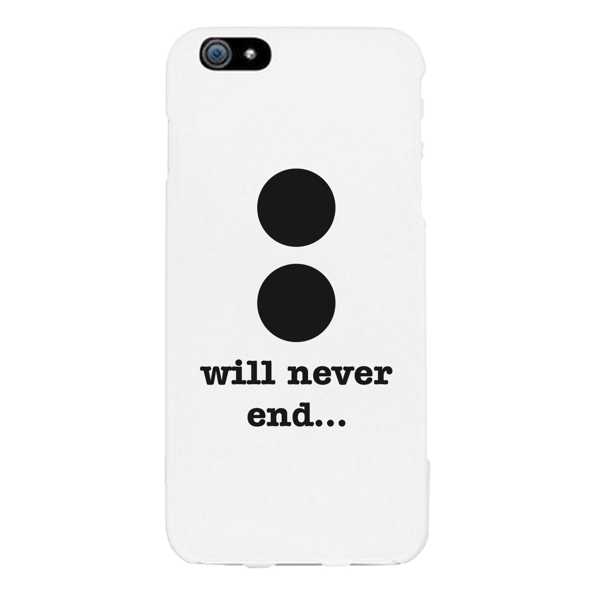 Will Never End-Right White Phone Case - Walmart Business Supplies