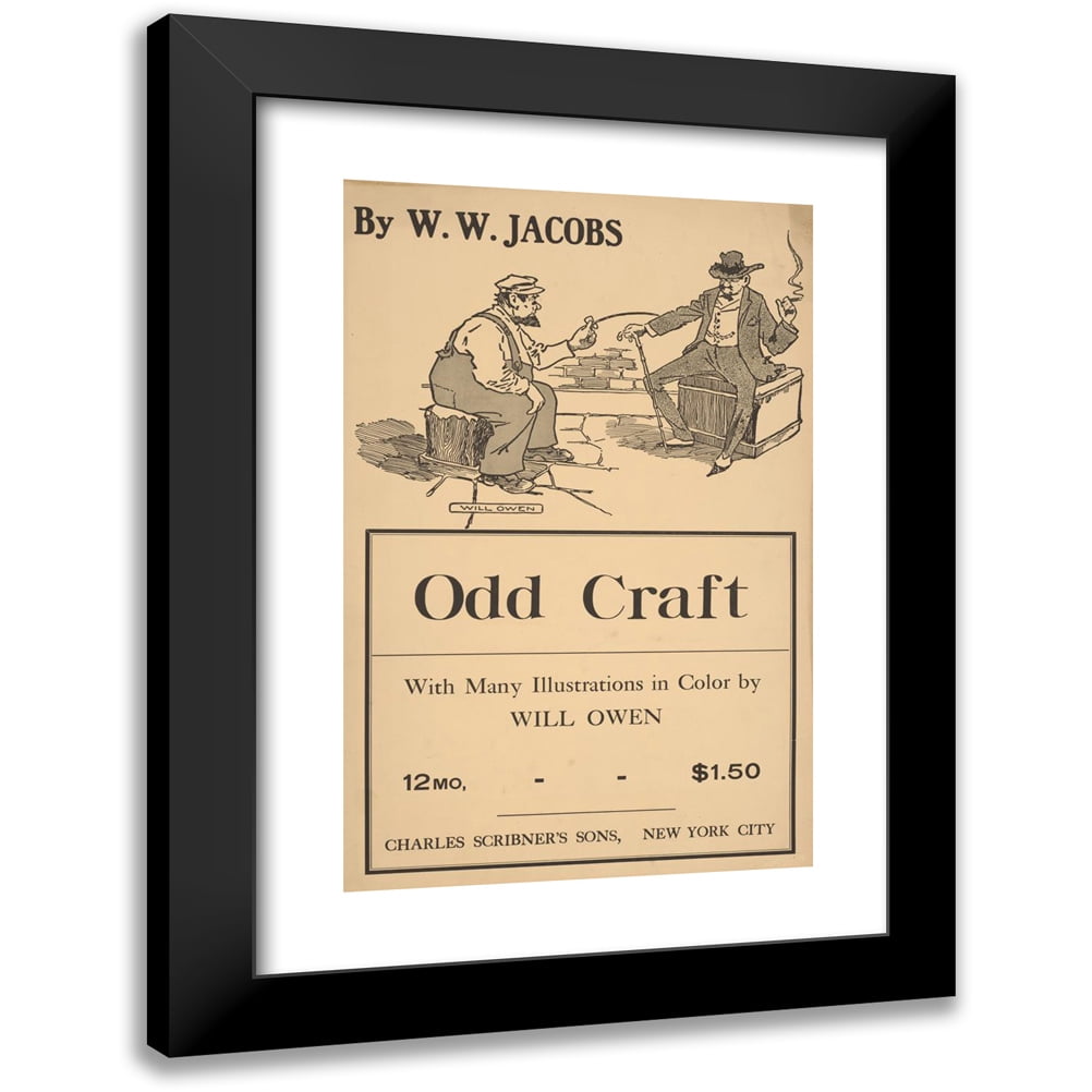 Will Owen 11x14 Black Modern Framed Museum Art Print Titled - Odd Craft by W.W. Jacobs (1890 ...